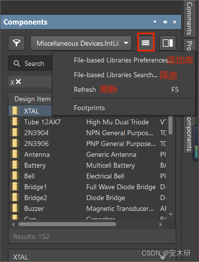 AD21原理图----图纸修改、栅格设置、元器件（添加库、元器件属性）_ad栅格设置条状-CSDN博客