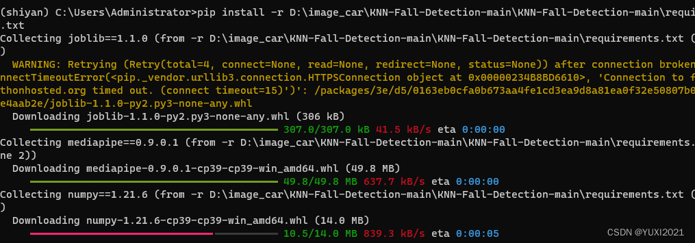 《导出项目依赖库和环境依赖库——python学习笔记》 Csdn博客