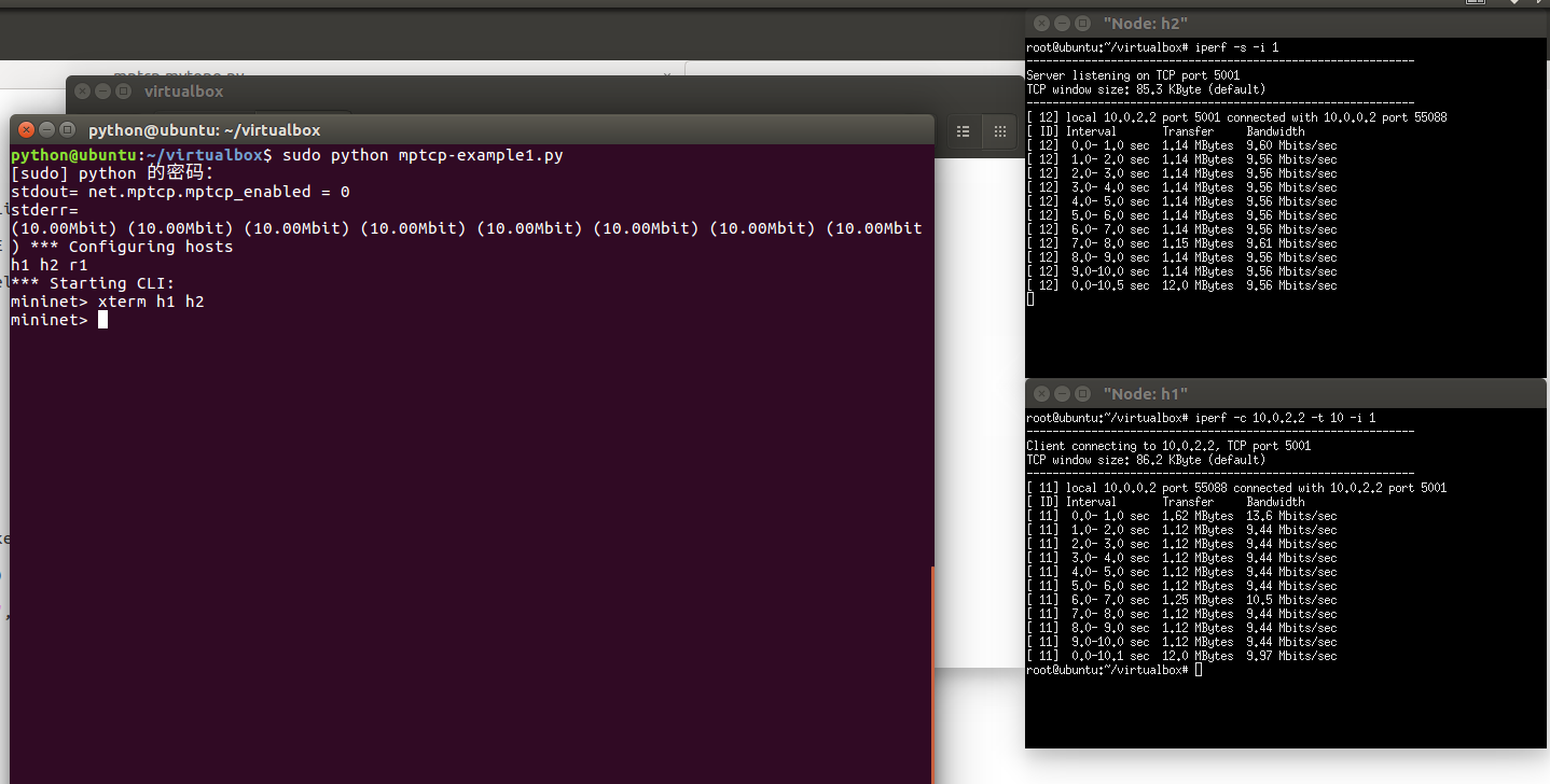 在mininet下设计网络拓扑、性能评价以及Linux内核修改、编译_mininet ns3-CSDN博客