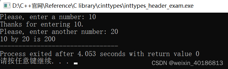 C++ Reference: Standard C++ Library reference: C Library: cinttypes_vc++ library reference ...