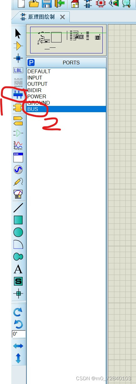 ProTues很粗的线——总线_proteus中粗粗的黑线怎么画-CSDN博客