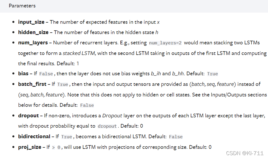 深入理解pytorch中lstm的输入和输出(从input输入到linear输出)lstm输出 Csdn博客