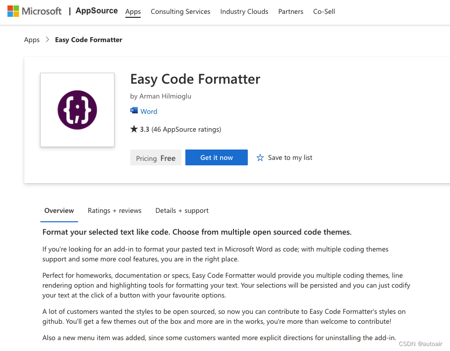 How to insert code snippets in Word - Programmer Sought