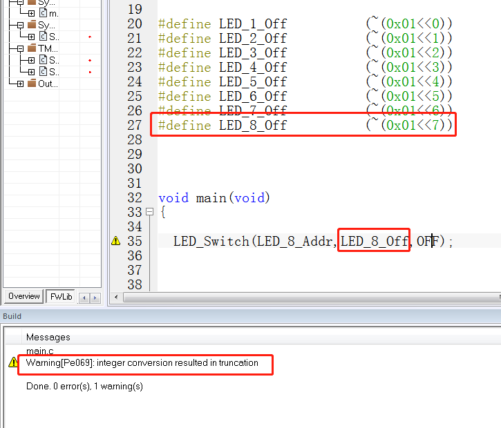 Warning[Pe069]: integer conversion resulted in truncation-CSDN博客