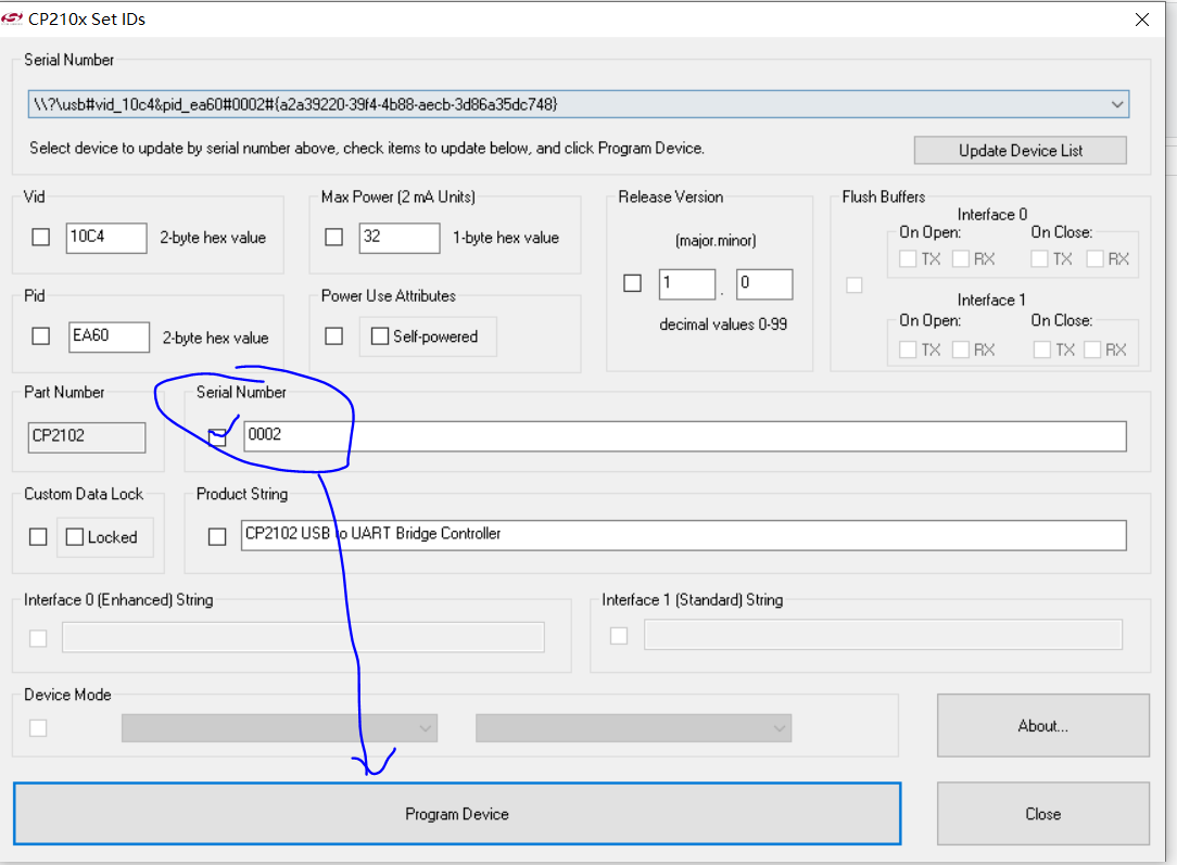 CP2102修改sn 修改串口号-CSDN博客