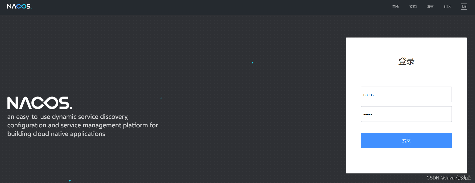SpringBoot结合Nacos_springboot+nacos-CSDN博客