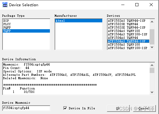 CPLD开发板ATF15XX-DK3-U使用说明(内含全流程Atmel Prochip Designer和Atmel WinCUPL开发串烧方法)_cpld 编程开发-CSDN博客