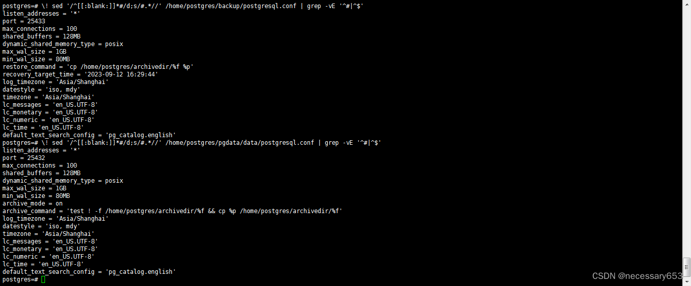 Postgresql使用pitr的方式常见报错00000002history Csdn博客