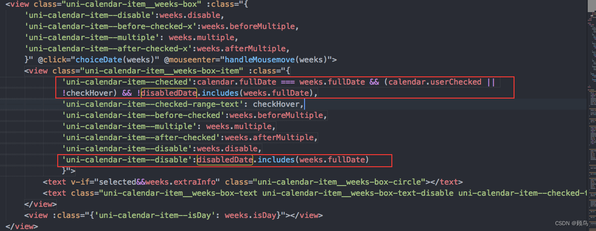【uniapp】uni-date-picker 禁用日期功能_uni-datetime-picker 禁用过去时间-CSDN博客