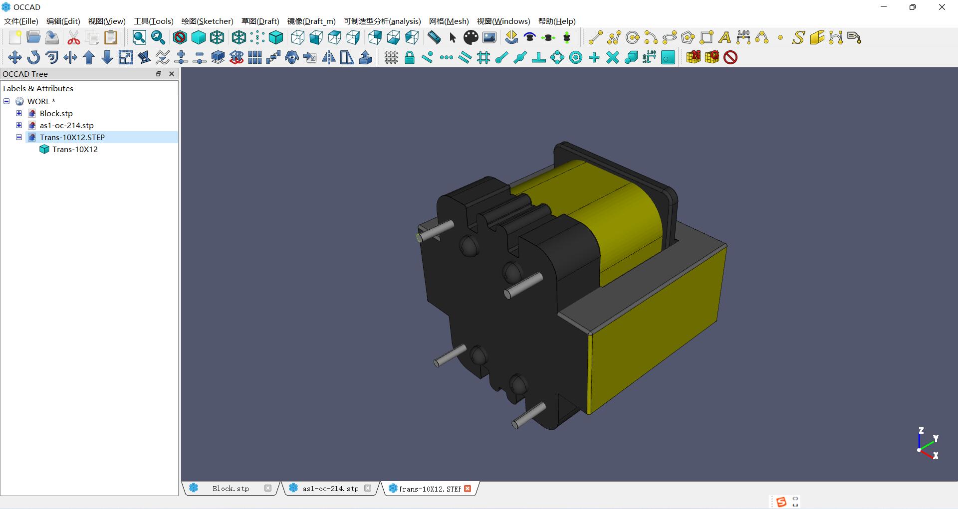 初探OSG+Opencascade在qt上的实践值获取模型颜色并在OSG中显示_opencascade osg-CSDN博客