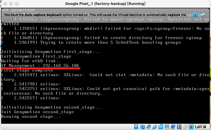 Genymotion Error : Unable To Start The Virtual Device.The Virtual Device Got No IP Address ...