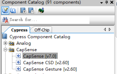 Cypress(赛普拉斯)电容式感应(CapSense)触摸按键应用笔记（工程配置+功能调校+IIC通讯）_psoc programmer ...
