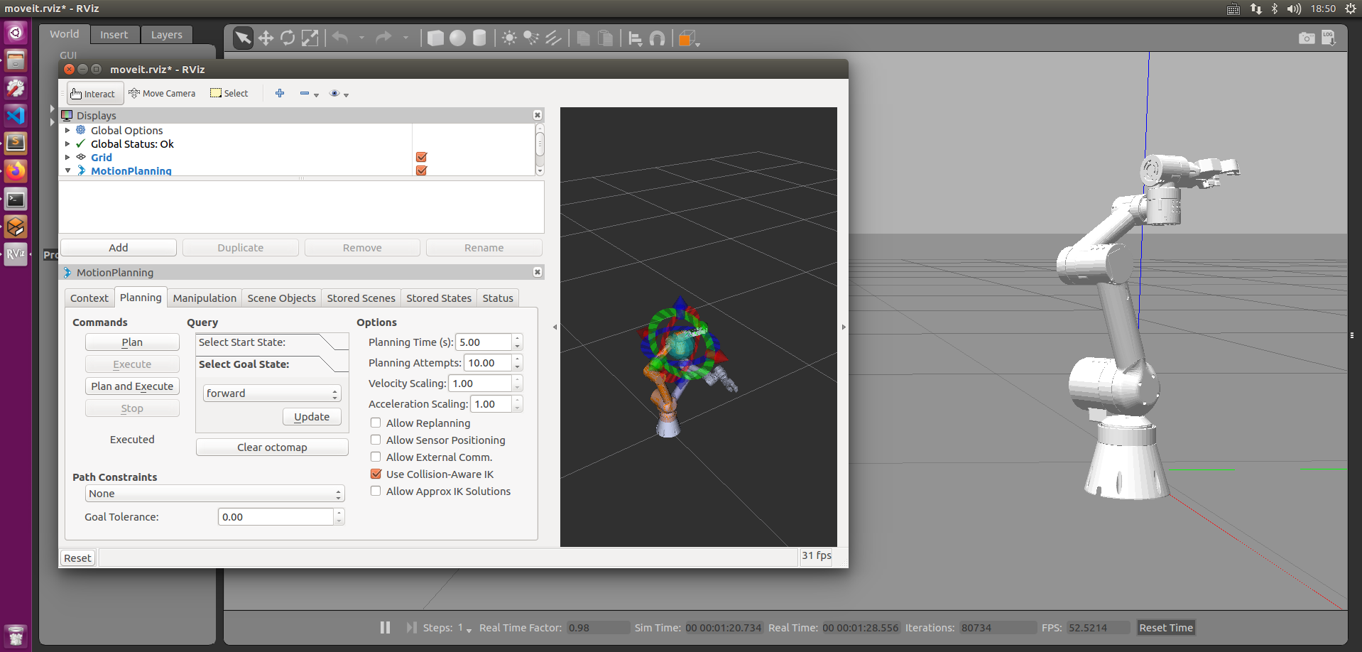 MoveIt+ Gazebo 联合仿真环境搭建（巨简单版）_moveit! gazebo-CSDN博客