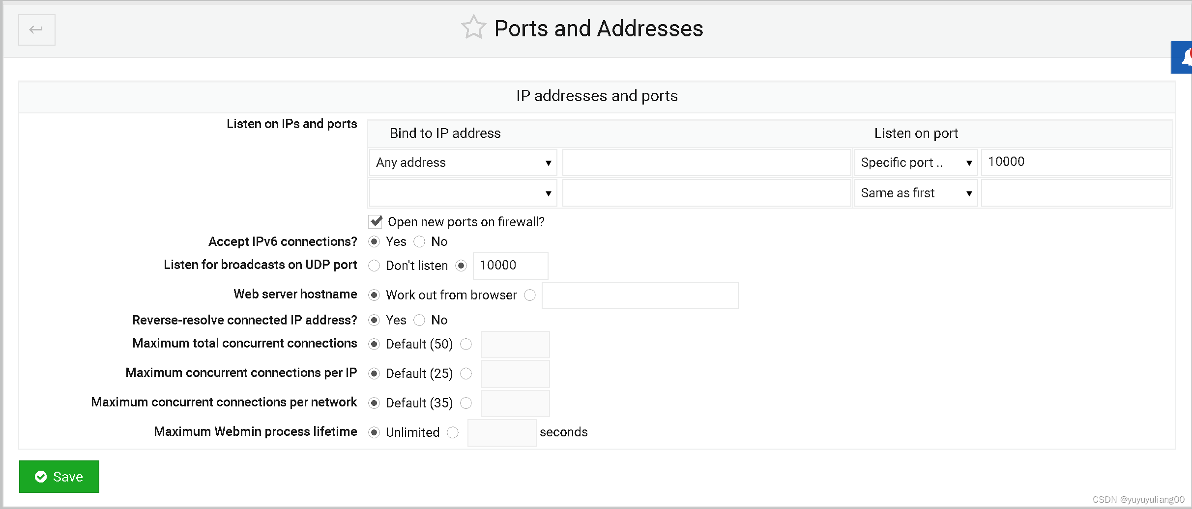 Webmin--Webmin Configuration模块-CSDN博客