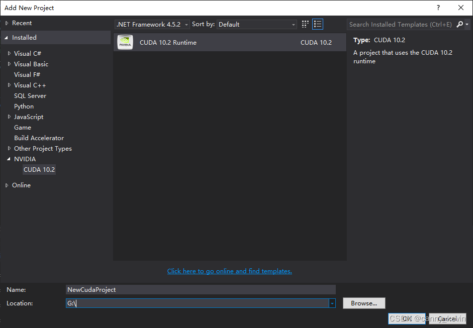 CUDA开发创建工程_cuda 工程-CSDN博客