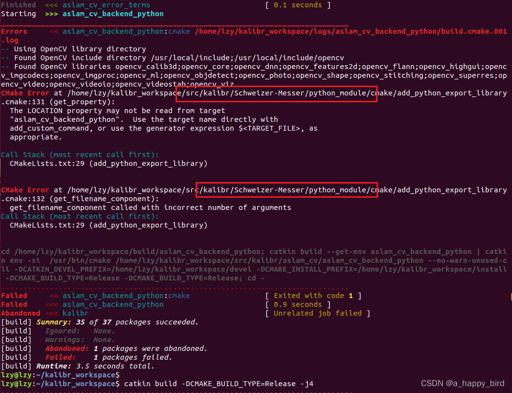 【Linux配置五】 Ubuntu18.04+kalibr标定工具箱安装编译_kalibr安装步骤-CSDN博客