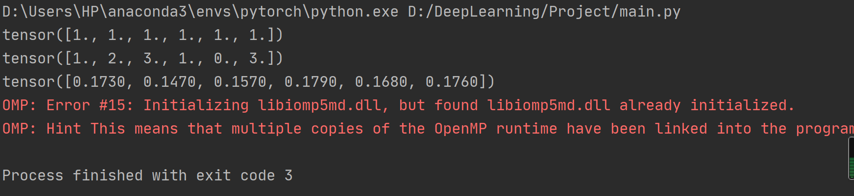解决OMP: Error #15: Initializing libiomp5md.dll, but found libiomp5md.dll already initialized.报错问题 ...