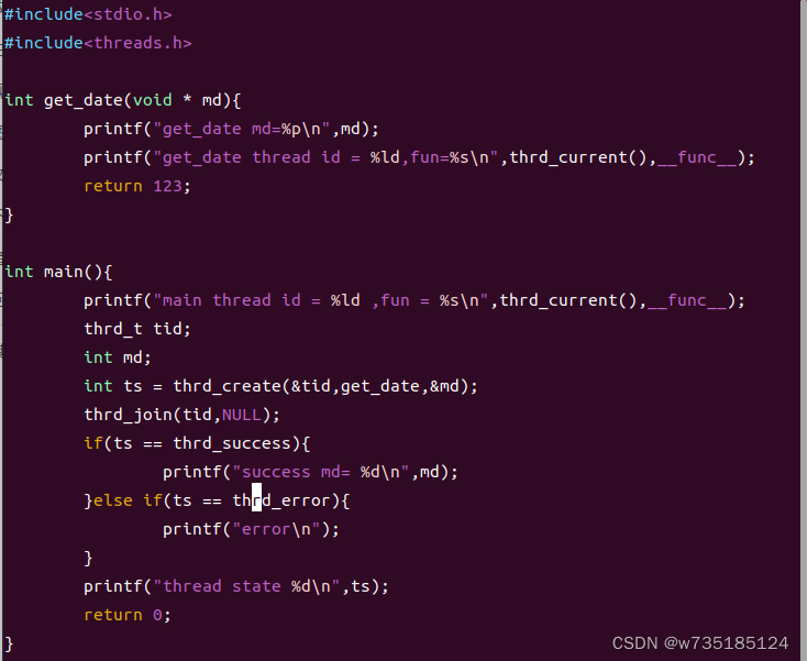 C标准线程库-CSDN博客