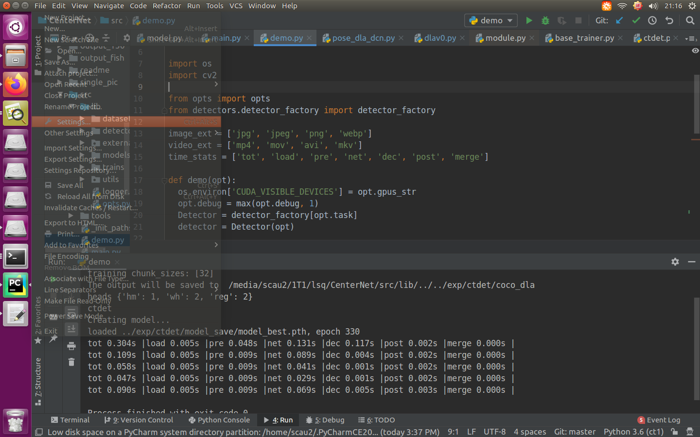 pycharm 偶尔出现磁盘空间不够（low disk space）的情况-CSDN博客