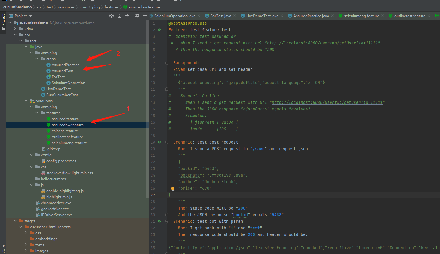 cucumber & rest assured做接口测试_cucumber 接口请求-CSDN博客
