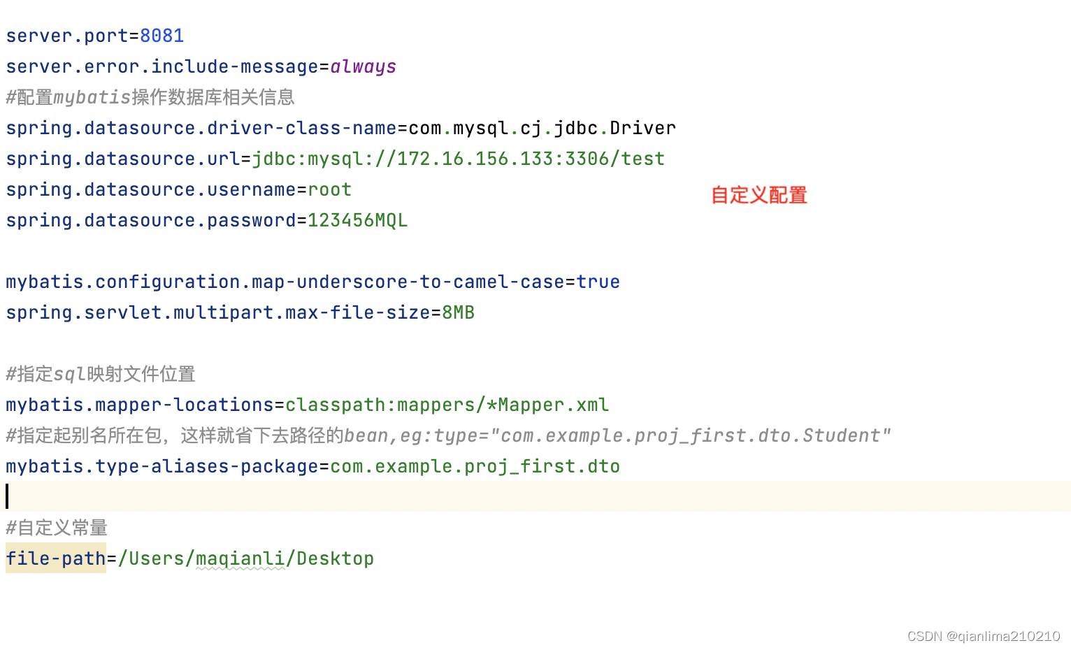 Springboot初始配置 Csdn博客