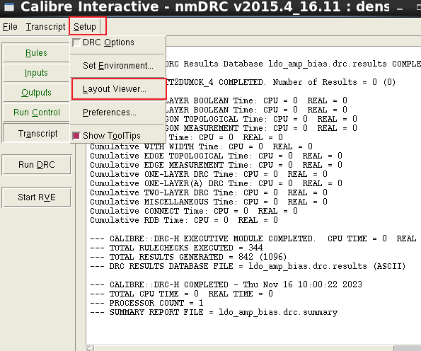 cadence virtuoso layout 无法跑DRC_could not establish connection with calibre-CSDN博客