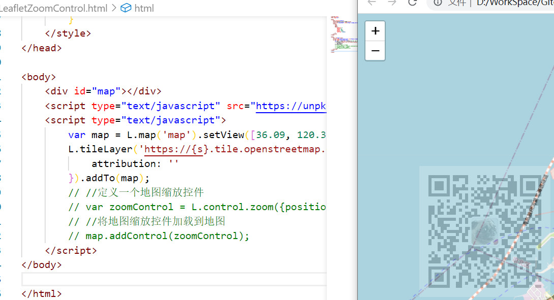 Leaflet中实现添加、隐藏、自定义缩放Zoom控件_leaflet 控件如何隐藏默认加载的-CSDN博客