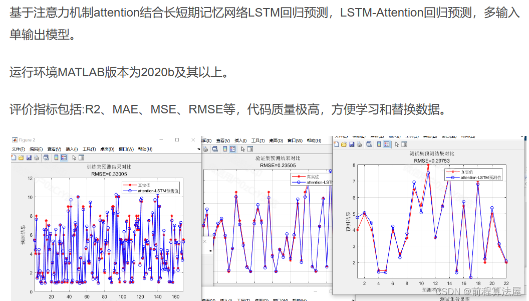 多元回归预测 | Matlab基于注意力机制Attention结合长短期记忆网络LSTM回归预测，LSTM-Attention回归预测，多输入单输出模型_matlab实现attention ...