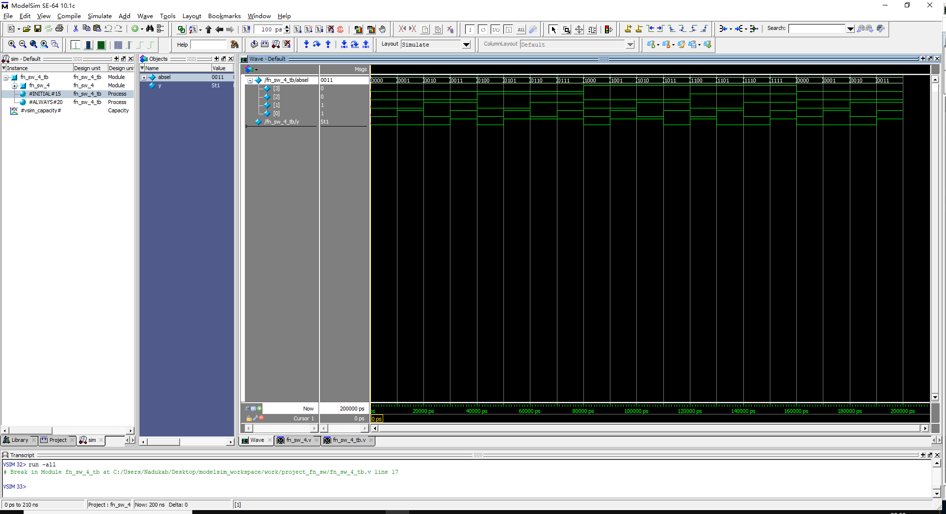 Verilog学习笔记（2）modelsim仿真二选一逻辑多路选择器nadukab的博客 Csdn博客二选一多路选择器verilog 