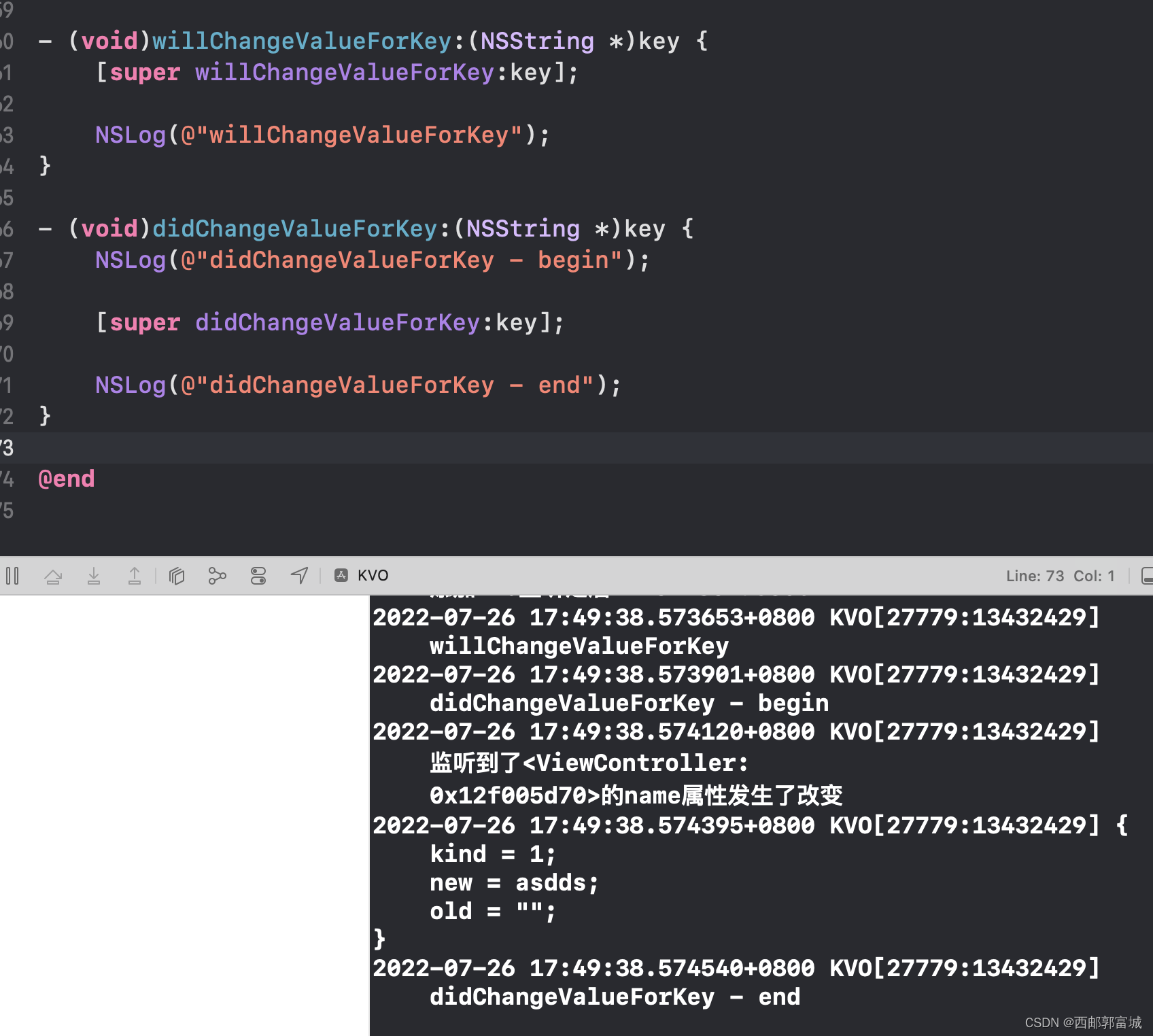 【iOS】—— KVC与KVO_ios kvo kvc-CSDN博客