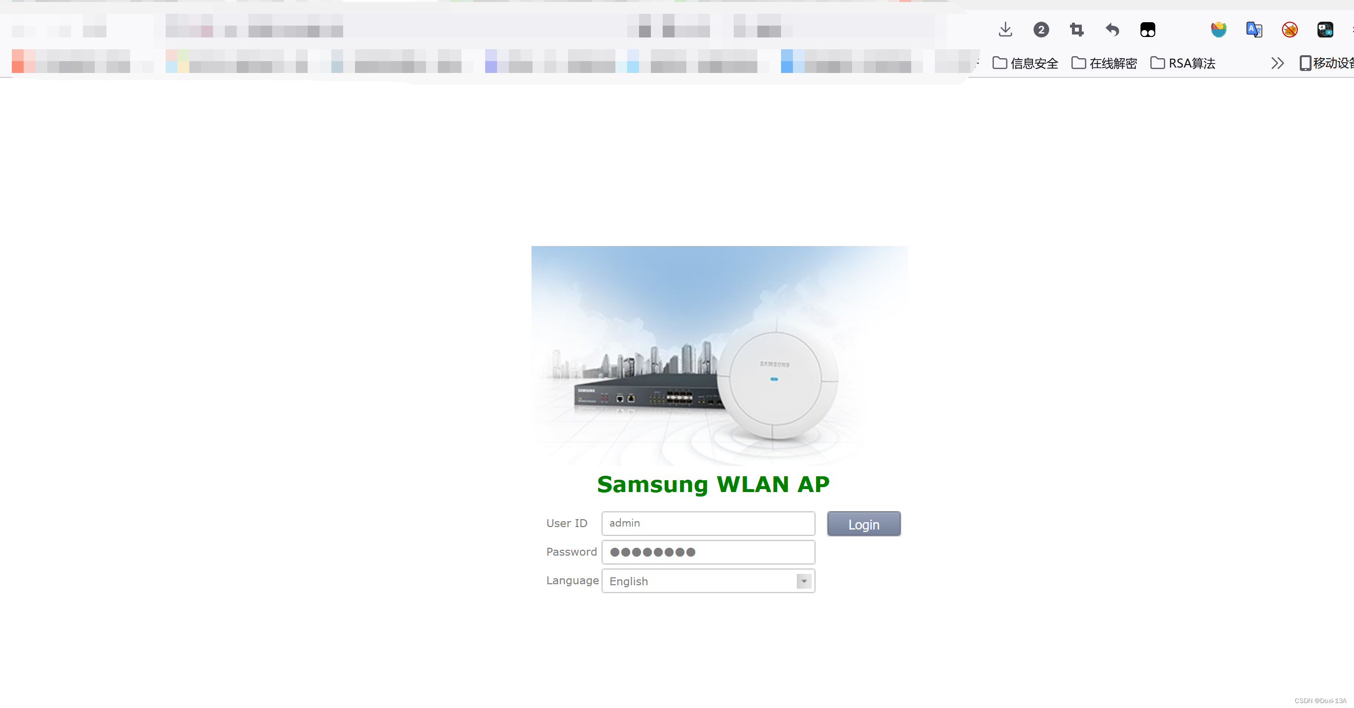 SamSung WLAN AP:RCE漏洞复现_samsung wlan ap wea453e远程命令执行漏洞-CSDN博客