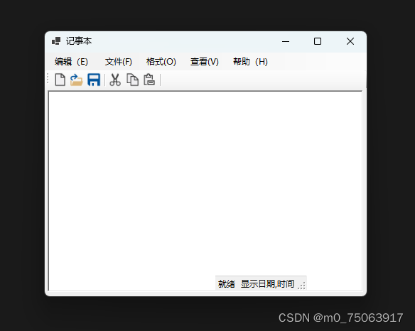 Cwindows程序设计作业 C实现记事本c简单的windows作业 Csdn博客