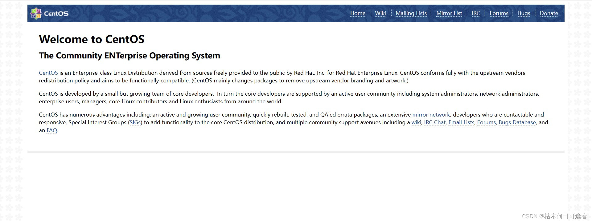 nginx启动后访问服务器显示centos欢迎界面_为什么centos安装了nginx后打开网页显示的是centos-CSDN博客
