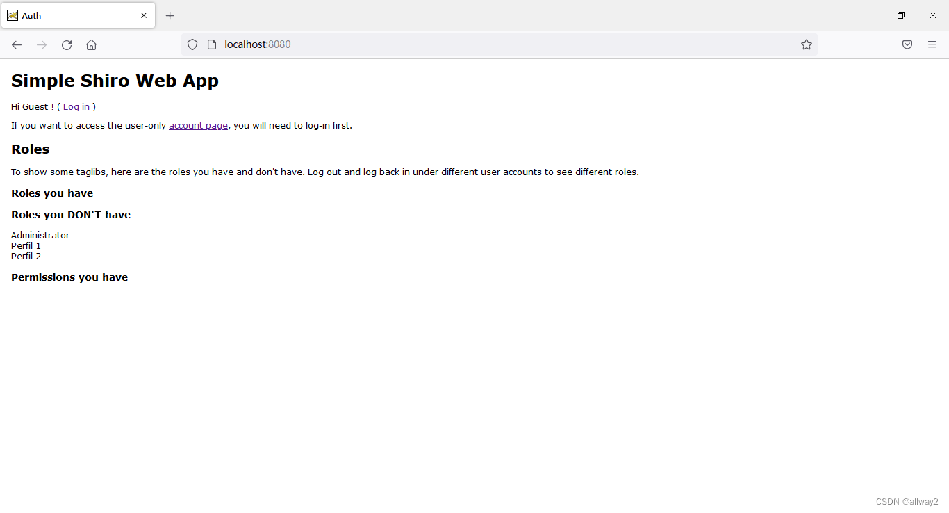 Apache shiro MySQL实现 JSP RBAC_简述shiro的rbac结合jdbcrealm的jsp用法-CSDN博客