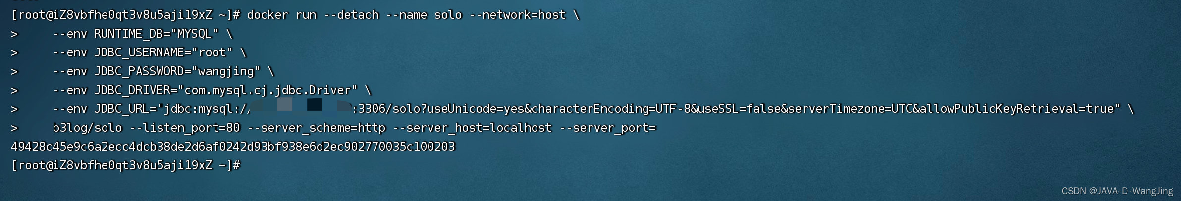 Docker 搭建个人博客（solo）