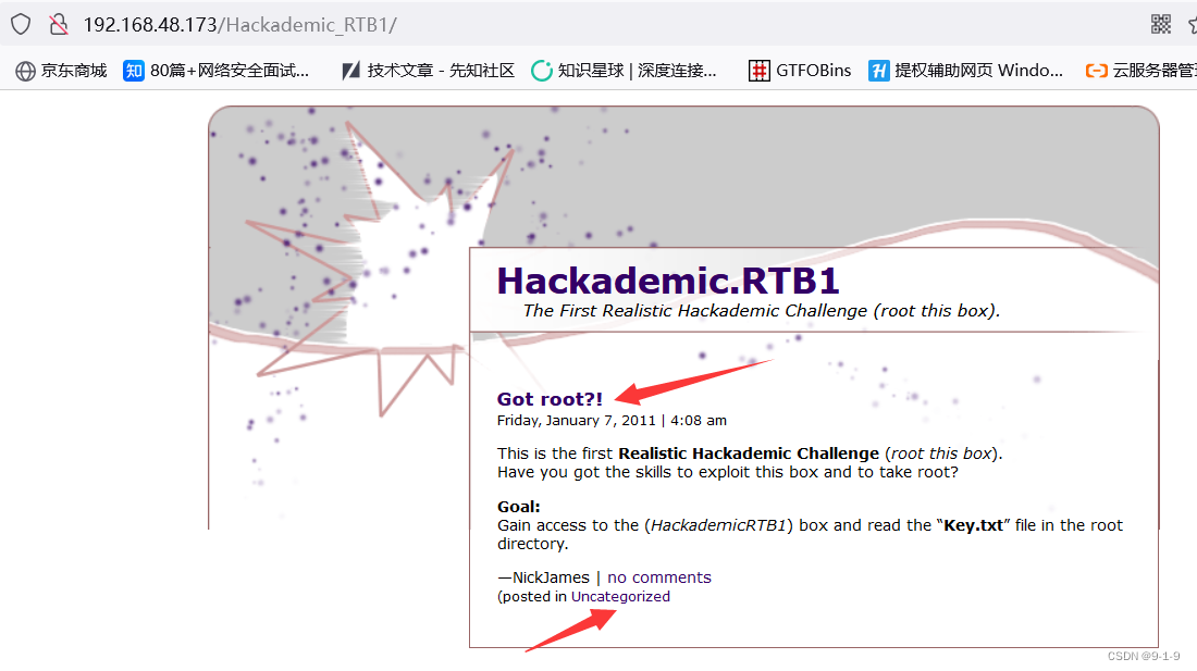 Hackademic.RTB1靶场详细通关教程-CSDN博客