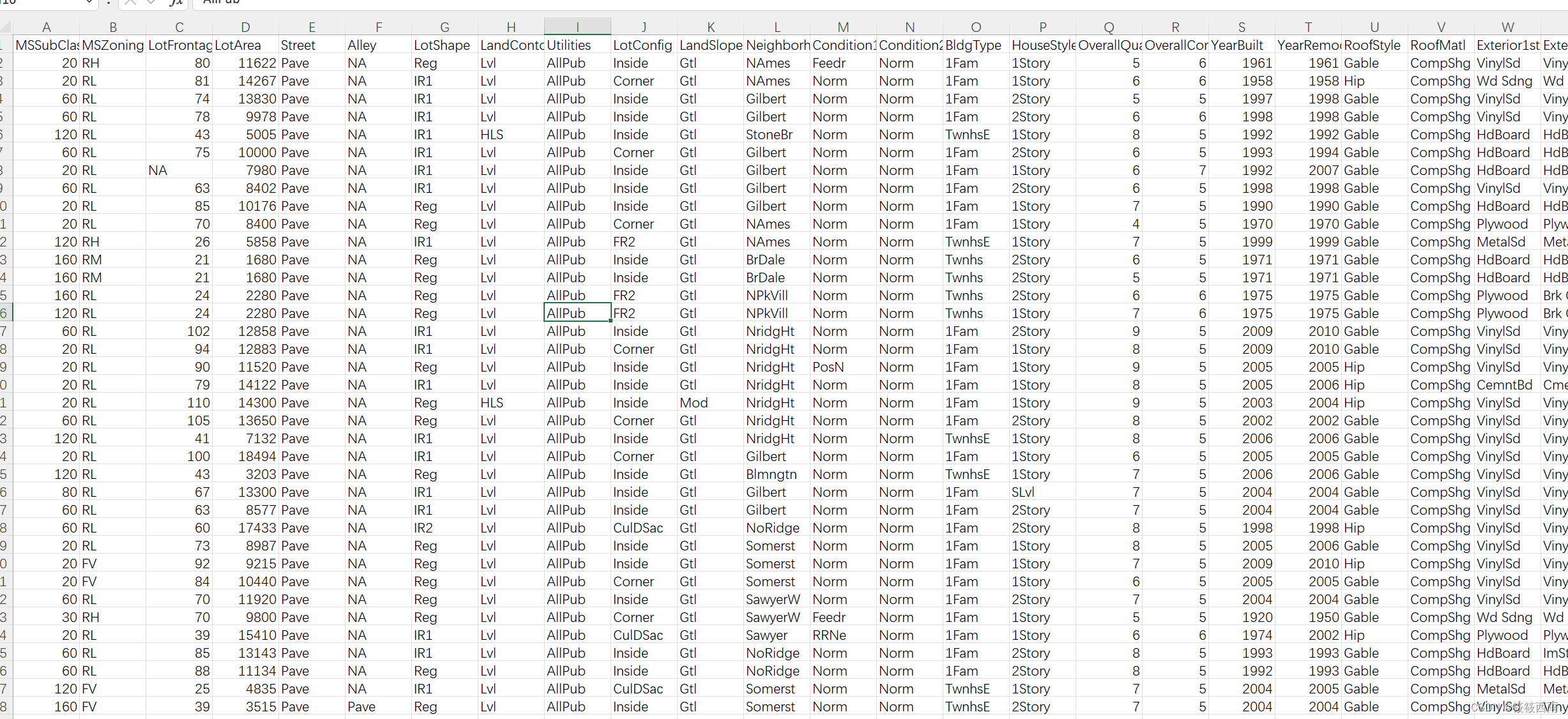 使用R语言进行房价预测：数据处理、特征工程与模型建立_r语言机器学习预测住宅能耗-CSDN博客