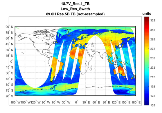 微波辐射数据读取与处理_jaxa amsr数据-CSDN博客