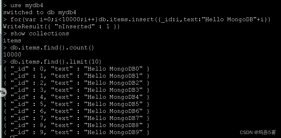 分布式数据库nosql三——mongodb 文档的高级查询操作第1关数据的导入导出 Csdn博客 3735