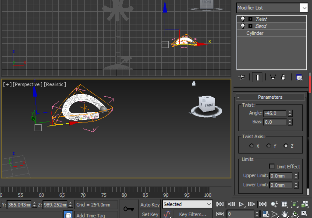 3ds Max Taper、Twist和Bend的运用——衣架的制作_3dmax bender_蹦吧拉蹦的博客-CSDN博客