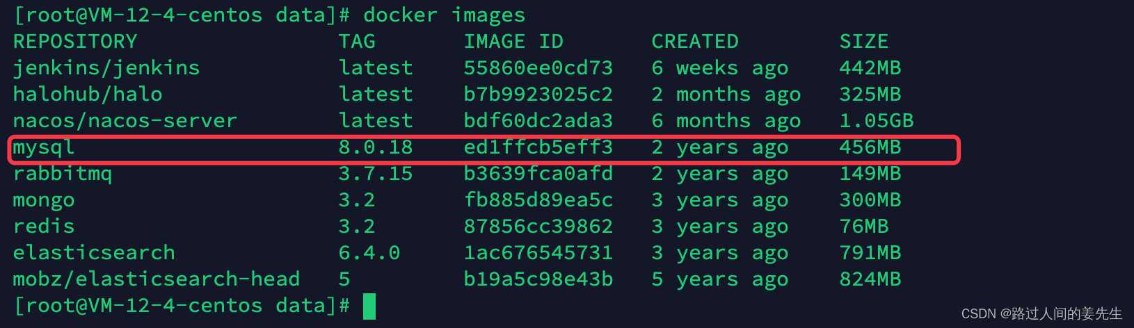 Docker 安装mysql8 0 18 Mysql 8 0 18 Docker Csdn博客