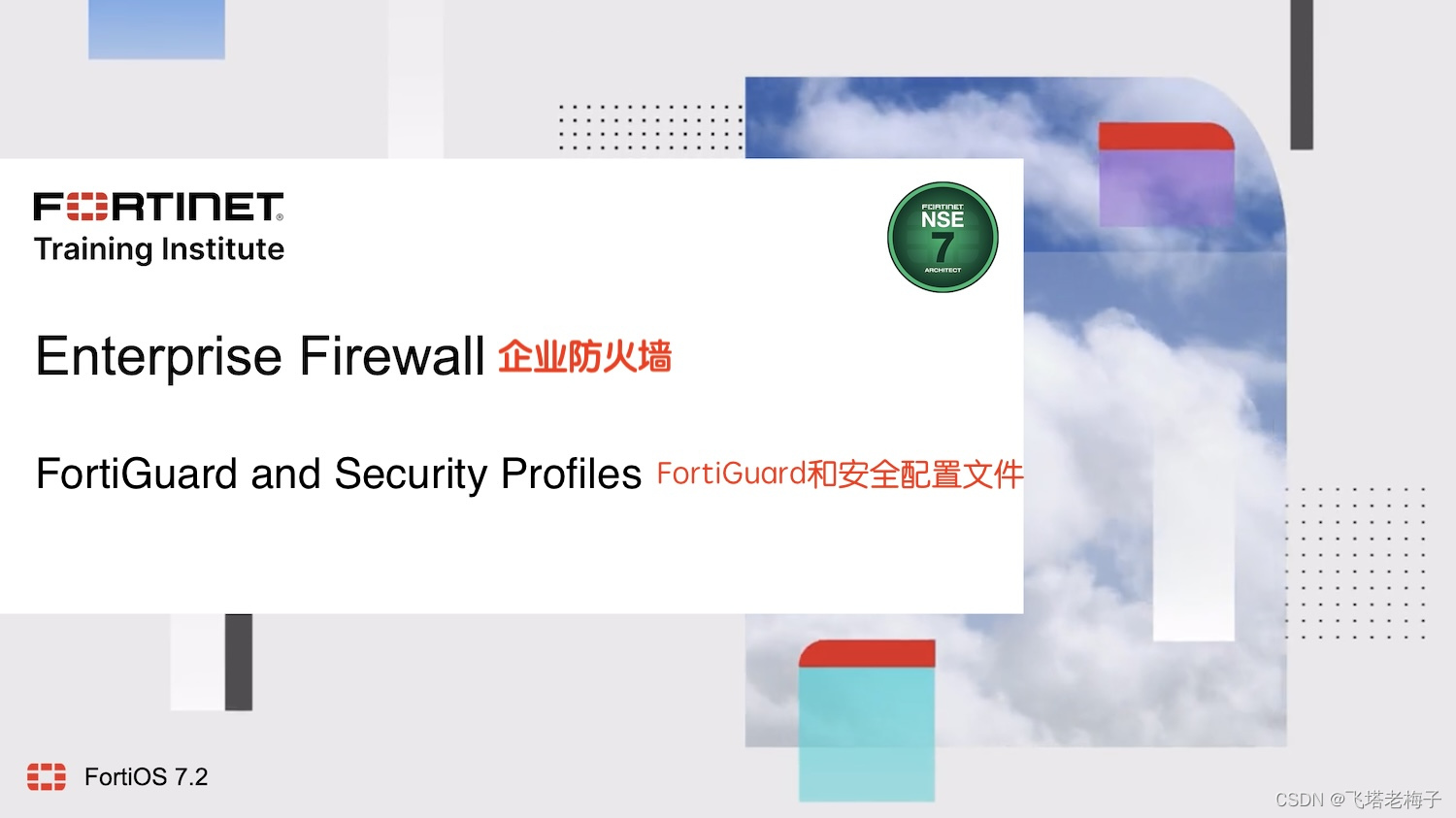 教程篇(7.2) 08. FortiGuard和安全配置文件 & 企业防火墙 Fortinet 网络安全架构师 NSE7_fortigate ...