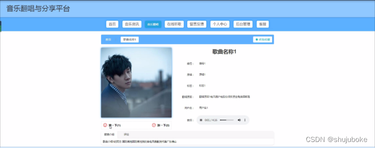 基于javaspringbootvue前后端分离的音乐网站与分享平台设计实现基于springbootvue的音乐播放器论文 Csdn博客
