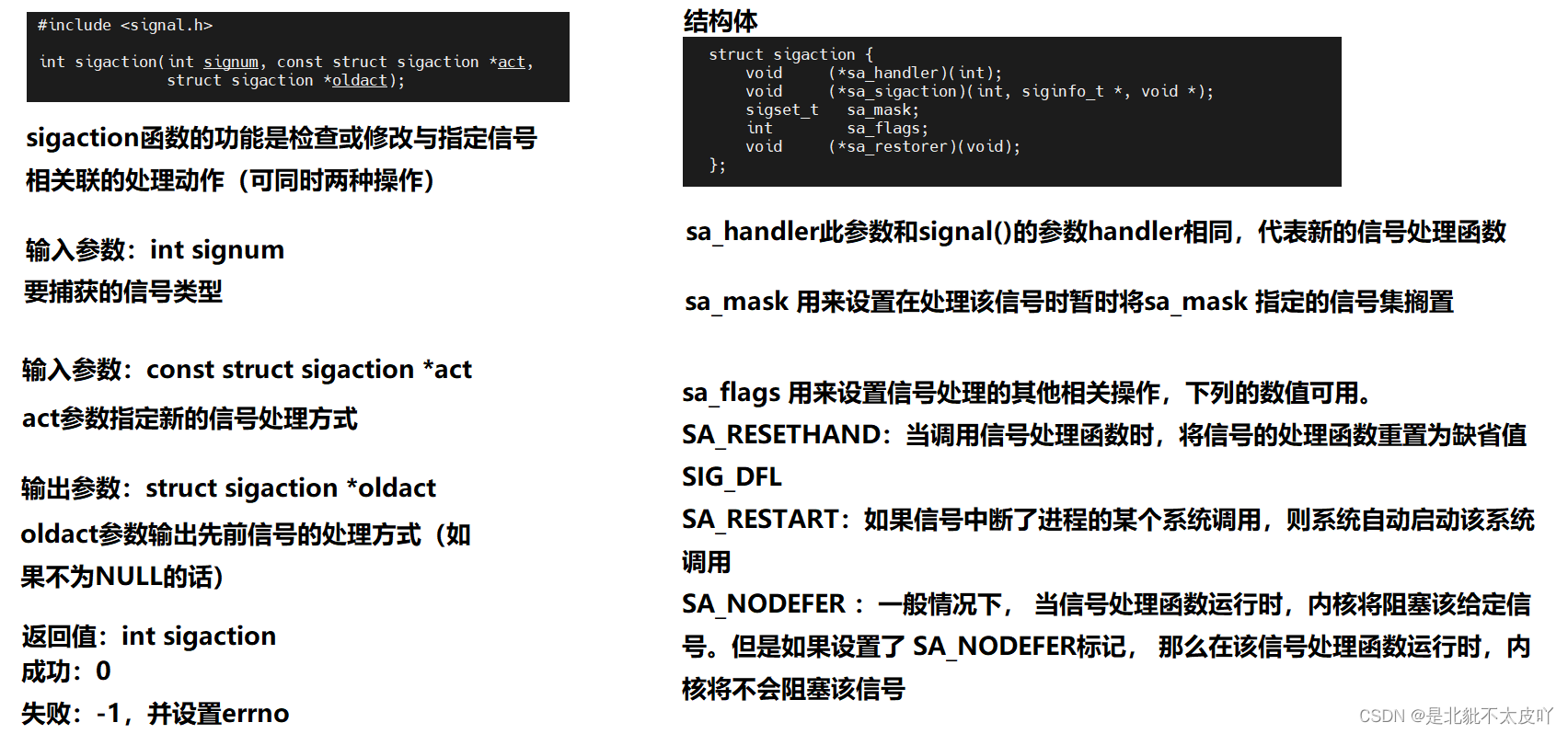 Linux系统编程之信号的捕捉linux Sigaction 注册多个信号 Csdn博客
