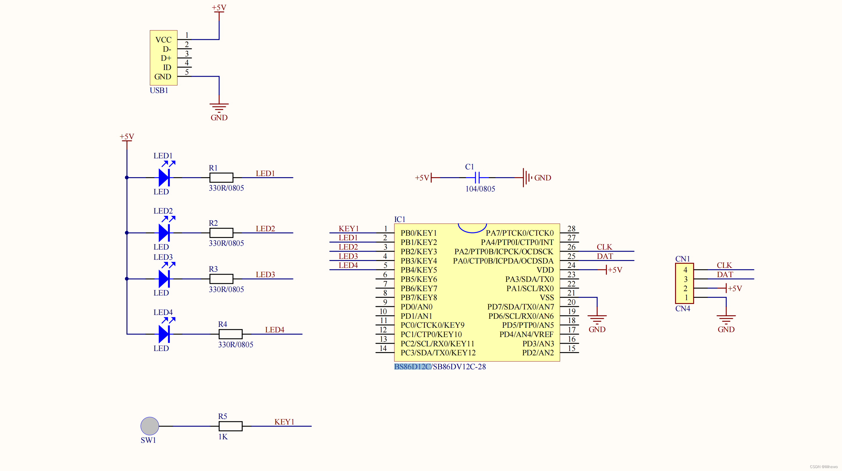 基于合泰BS86D12C触摸芯片的智能台灯_bs86b12编程指南-CSDN博客