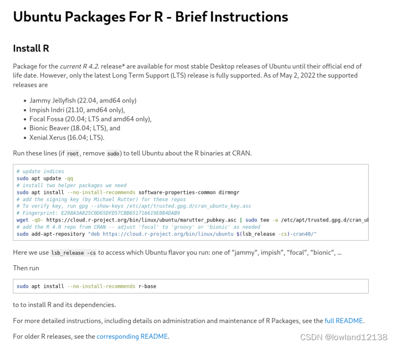 Ubuntu20.04下R及Rstudio的安装_ubuntu安装rstudio-CSDN博客