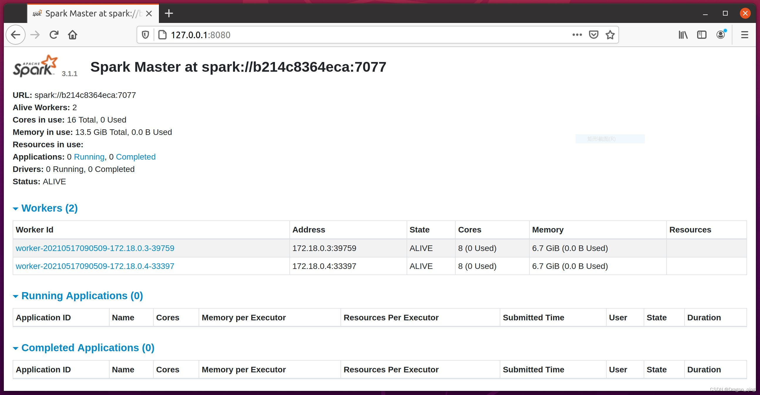  docker spark Dragon qing CSDN docker Spark