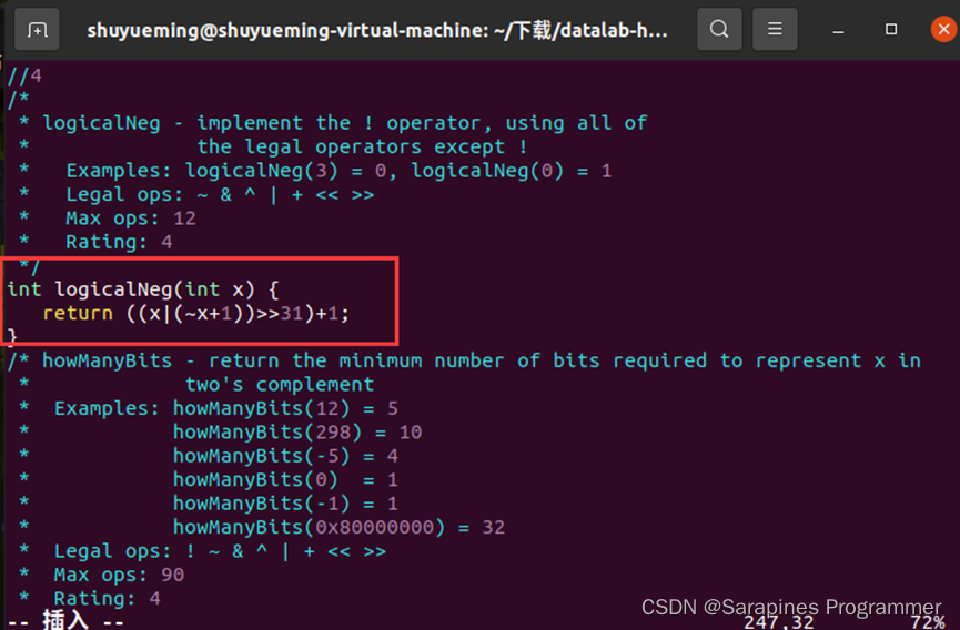 【CSAPP】DataLab-CSDN博客