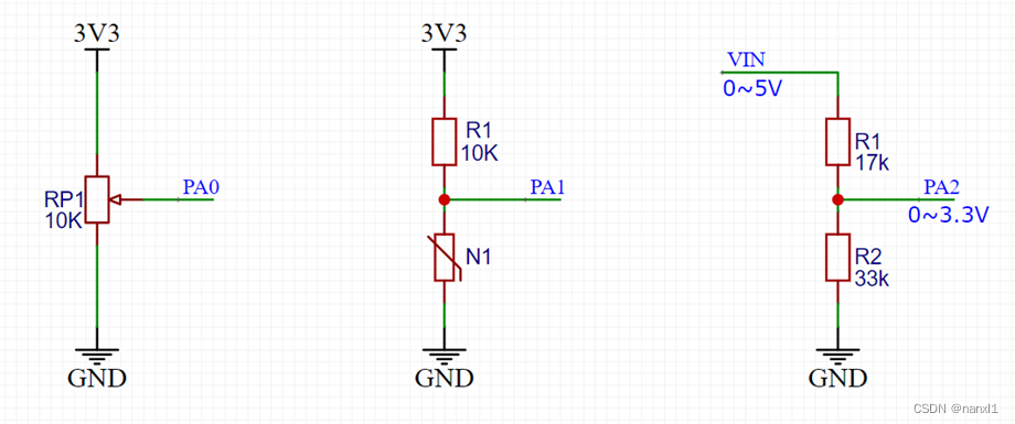 Stm32入门笔记08adc模数转换器案例 Adc单通道andadc多通道stm32中f1系列中adc的通道列表 Csdn博客